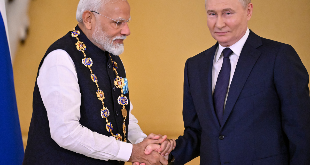 Modi's Moscow Mission Contrasts with West’s Condemnation of Putin